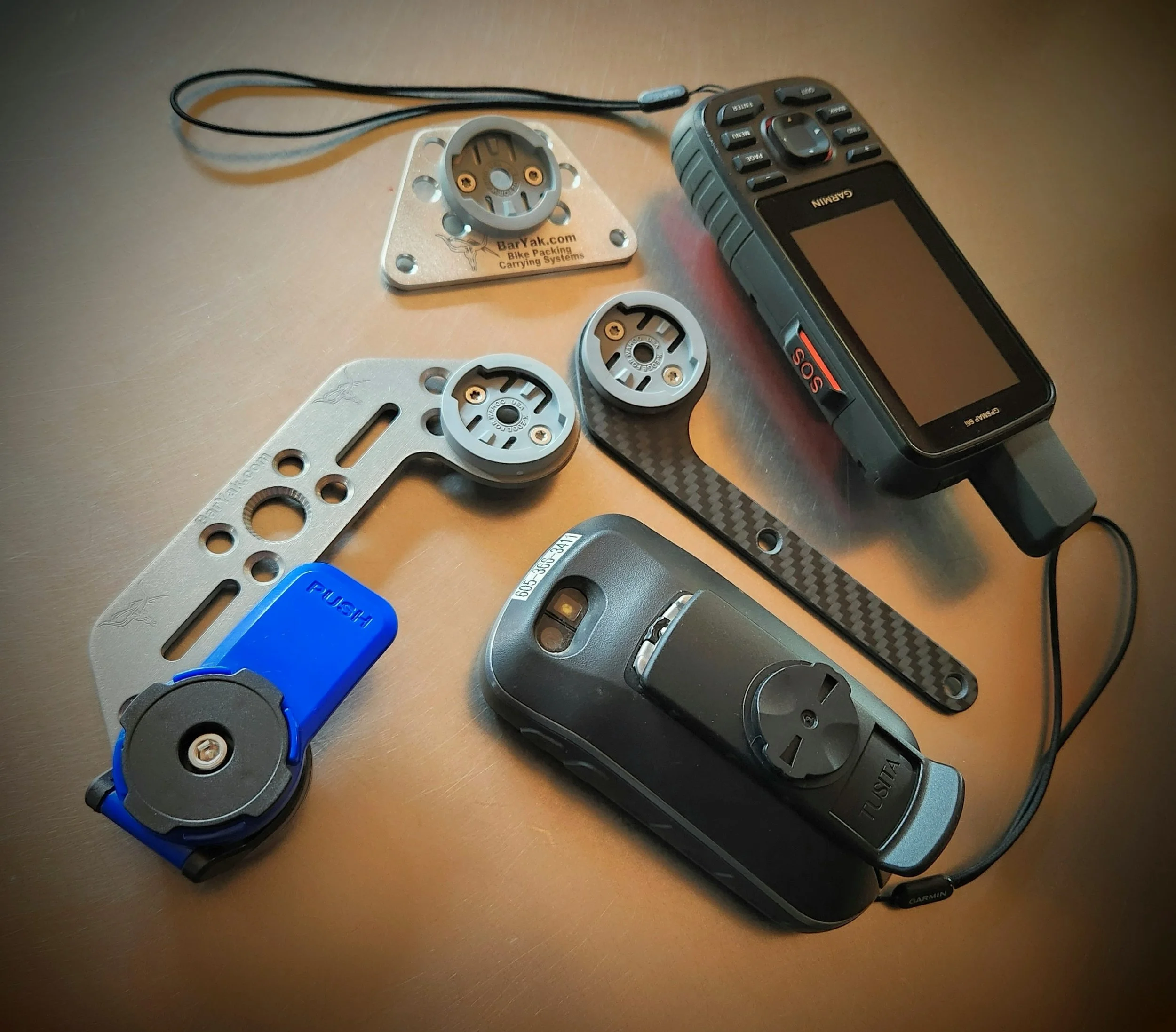 Garmin Slide Conversion Bracket to 1/4 turn cam — BarYak | Bikepacking ...