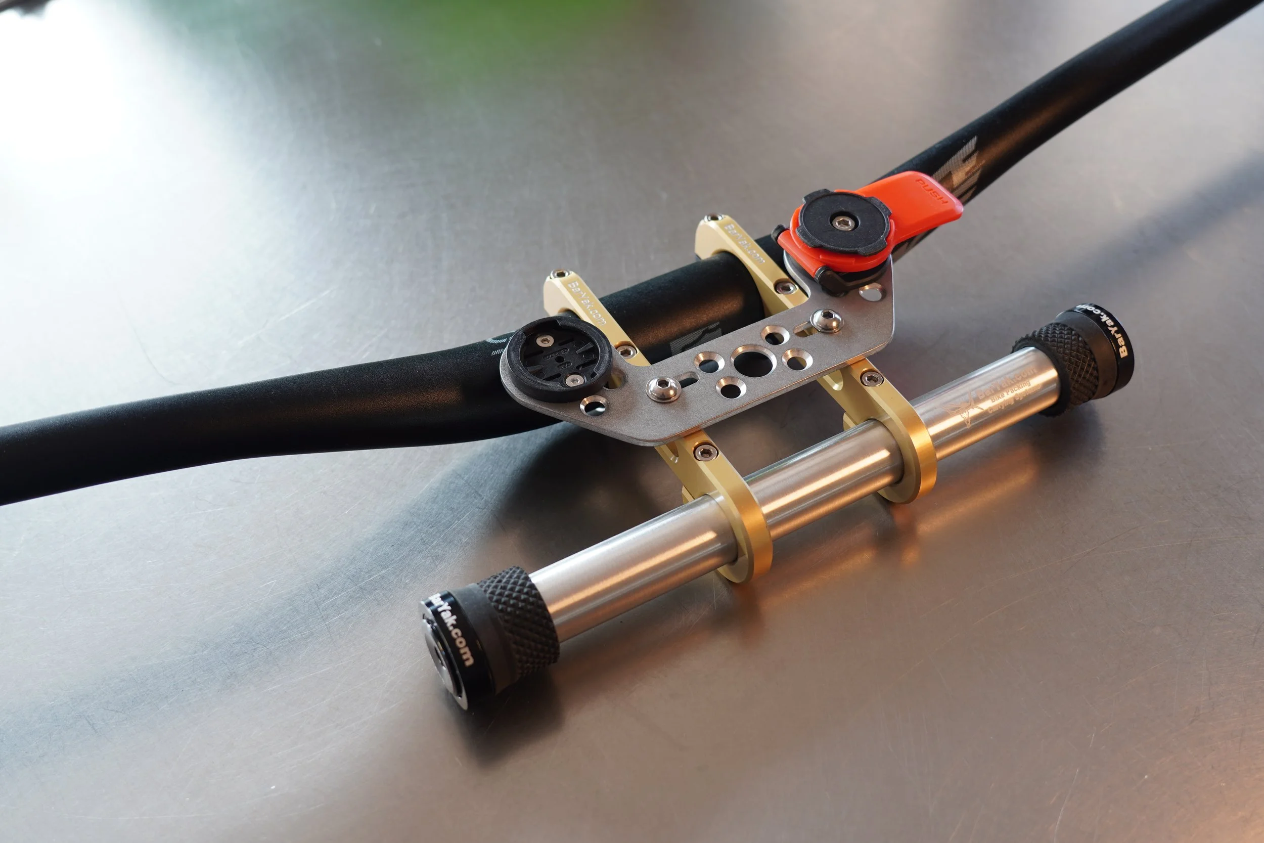 Lock-on Bar End Caps — BarYak | Bikepacking Carrying Systems