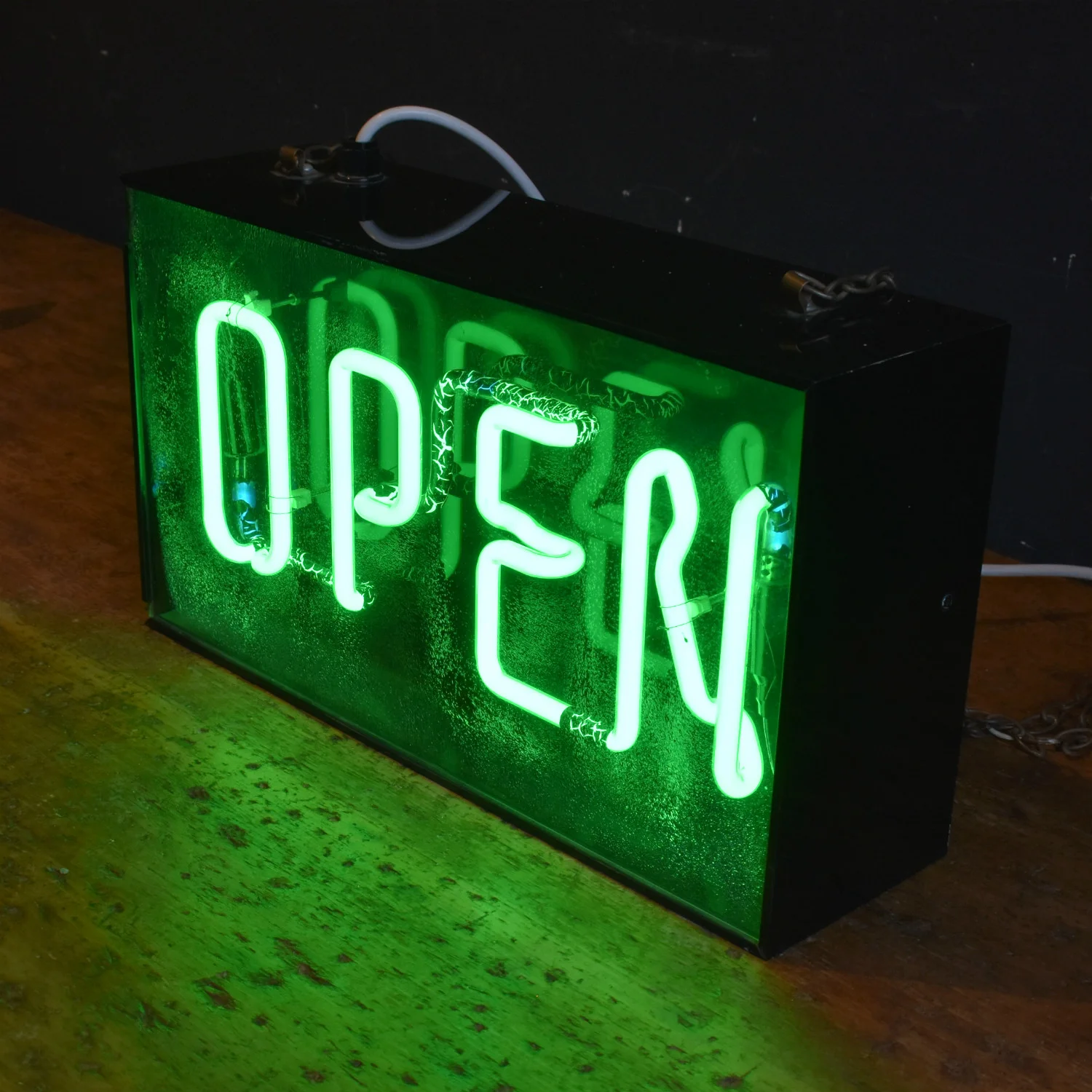 Vintage Neon Open Sign