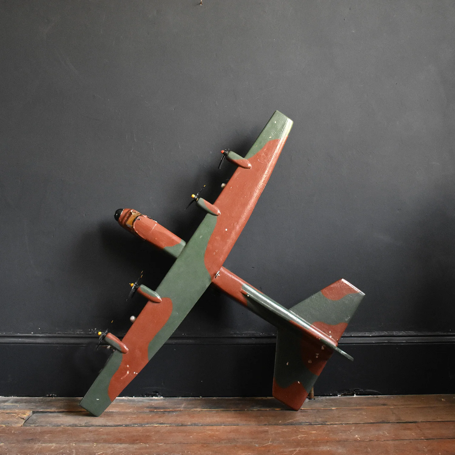 Scratch Built Model Aeroplane — Vintage and Antique Decorative Interiors