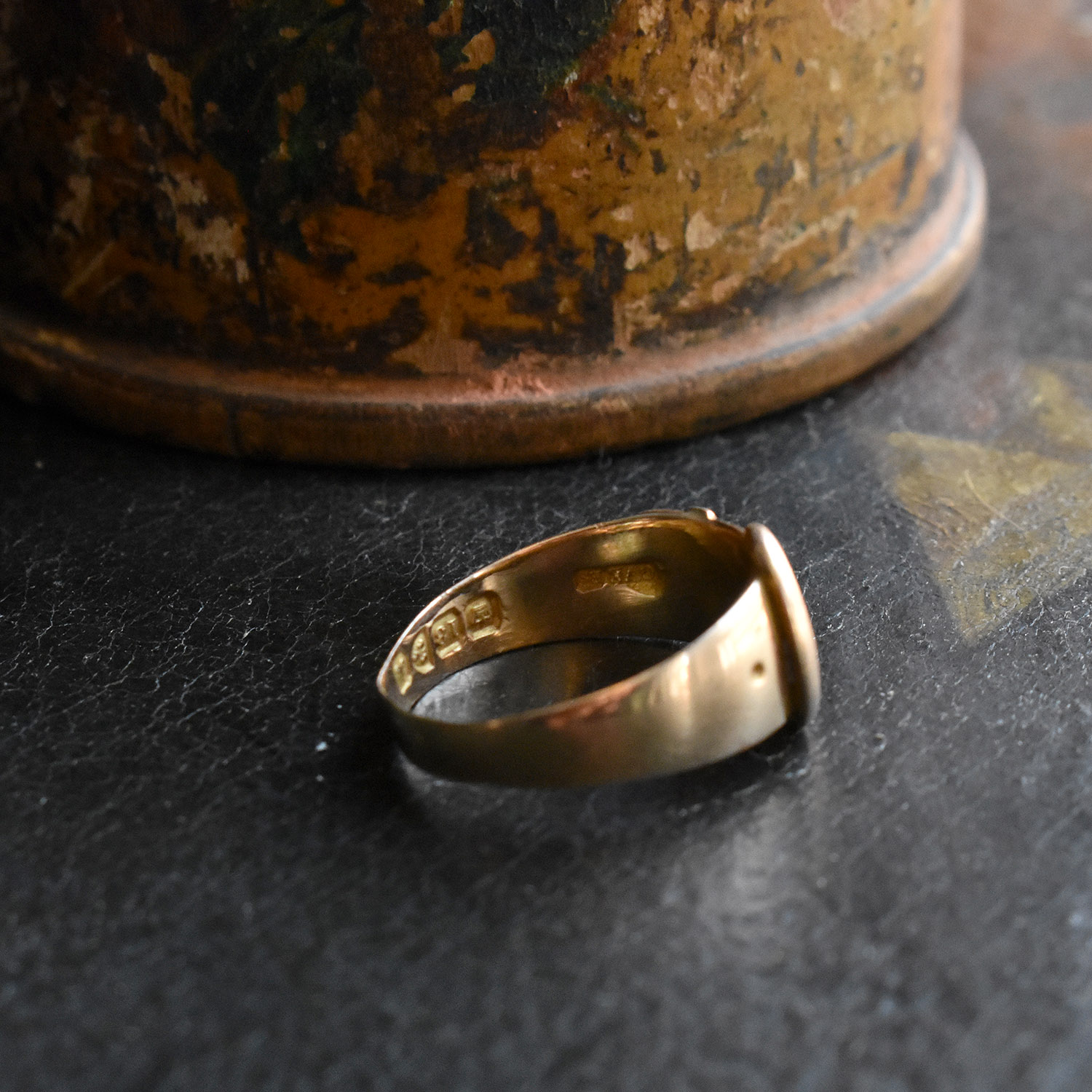 18ct Gold Buckle Ring, Chester 1901 — Vintage and Antique Decorative ...