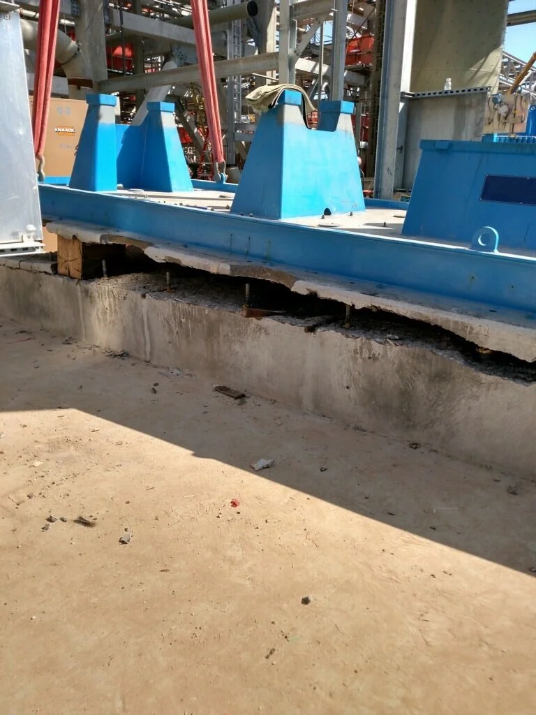 Equipment Baseplate Removal — Bill Spitzer & Associates