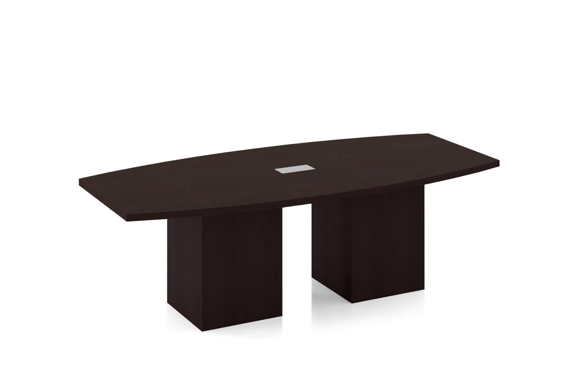 CA Office Interiors-8' Boat shape- Cube base- Conference Table