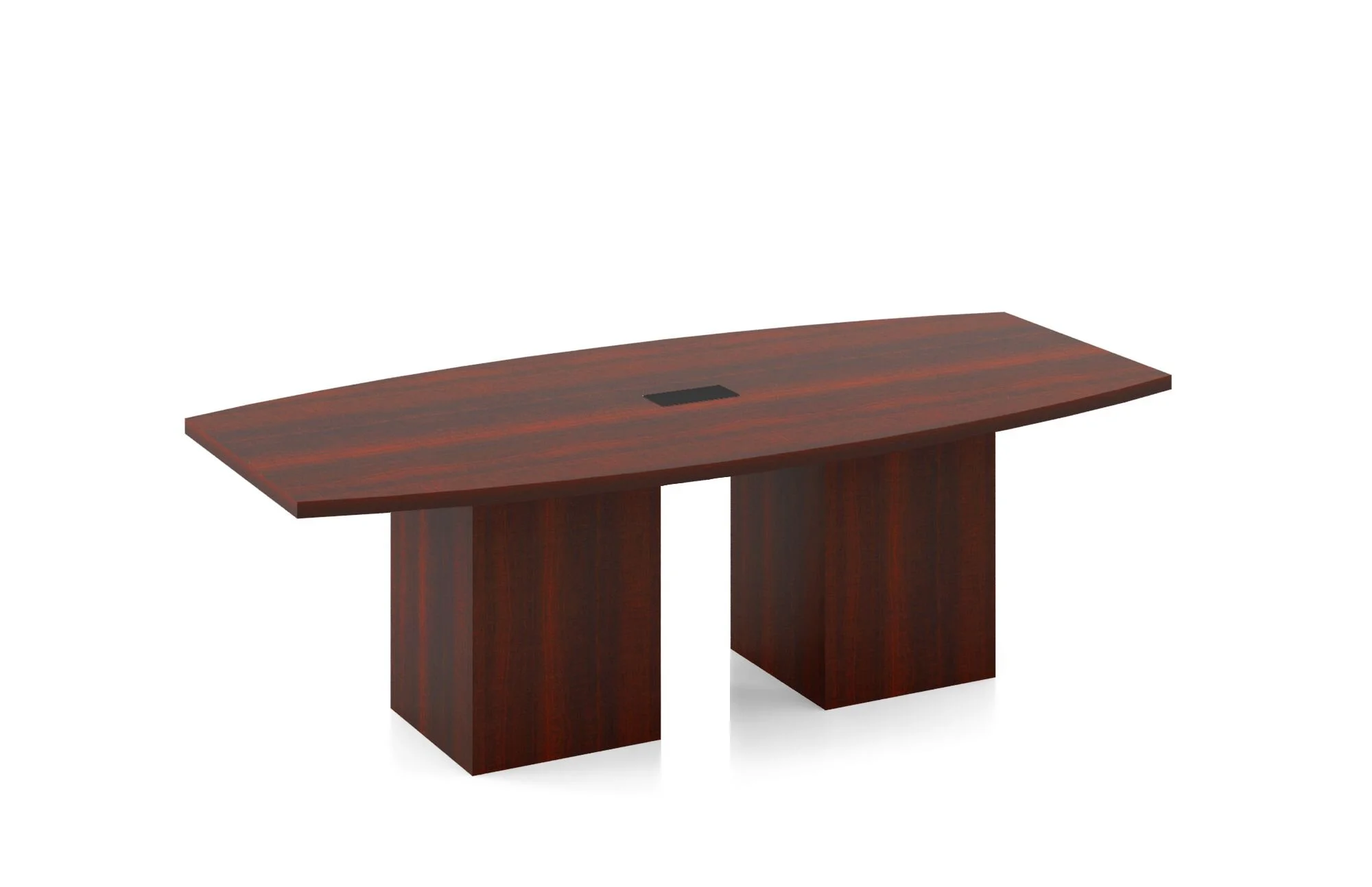 CA Office Interiors-8' Boat shape- Cube base- Conference Table