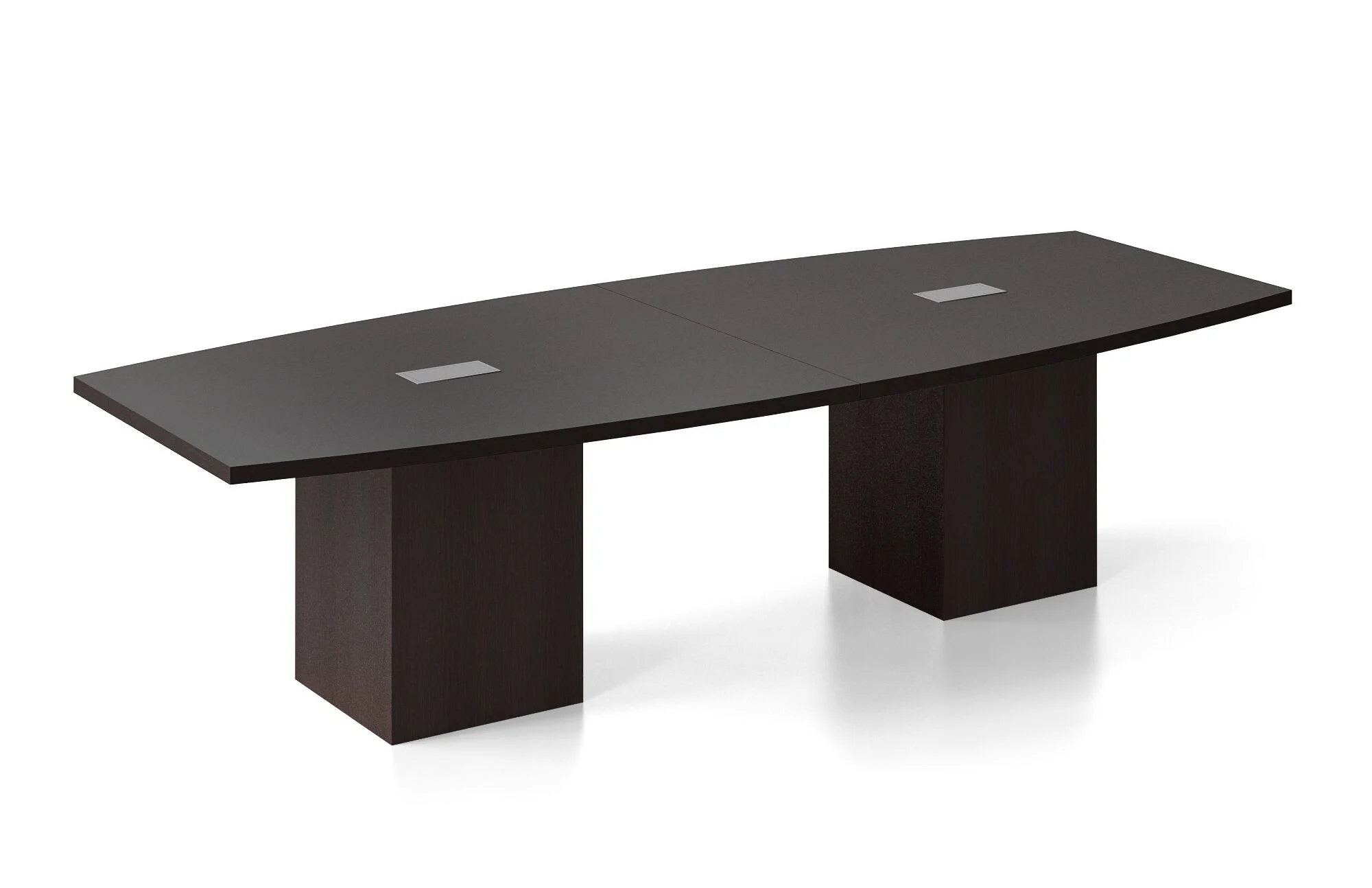 CA Office Interiors-10' Boat Shape- Cube Base- Conference Table