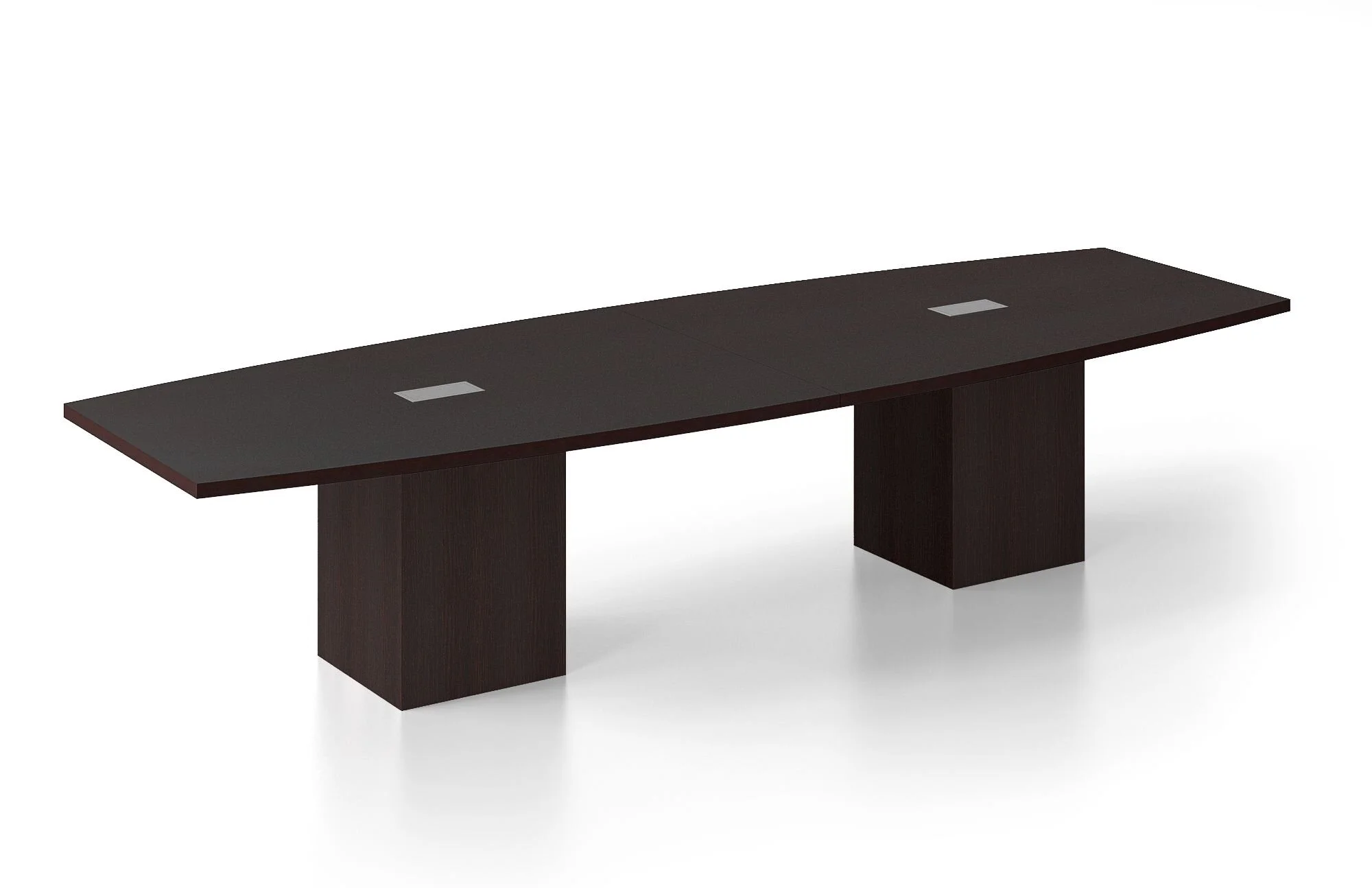 CA Office Interiors-12' Boat Shaped- Cube Base- Conference Table