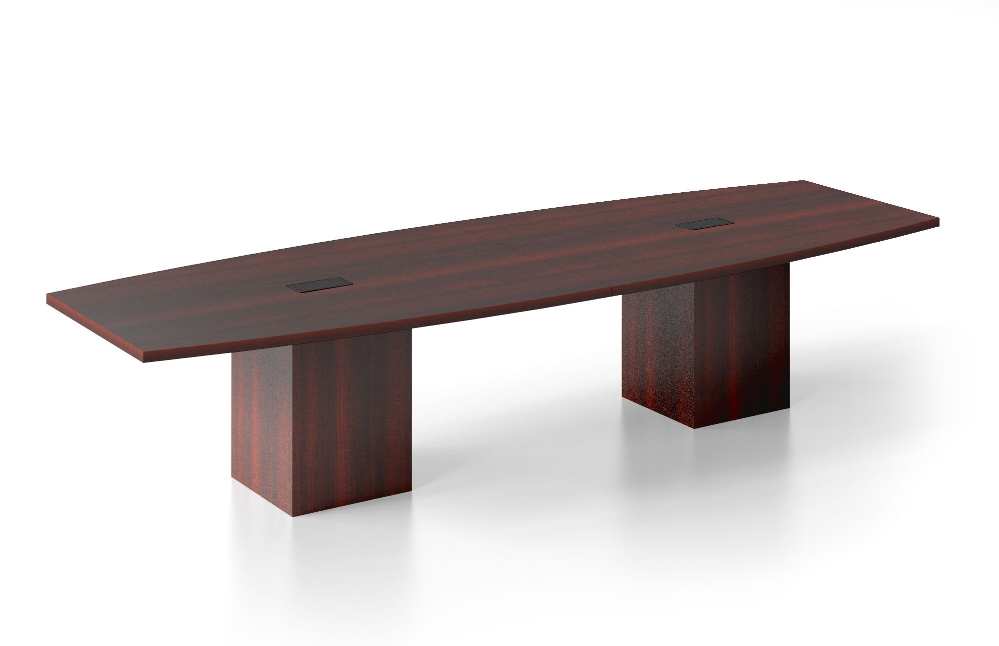 CA Office Interiors-12' Boat Shaped- Cube Base- Conference Table