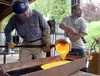 Jeremy Popelka - Sand Cast Glass Process - January, 2014 — Tory ...