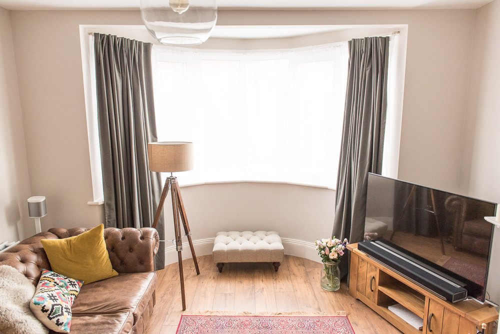 Before + After: Our living room – 6 months on | Fifi McGee