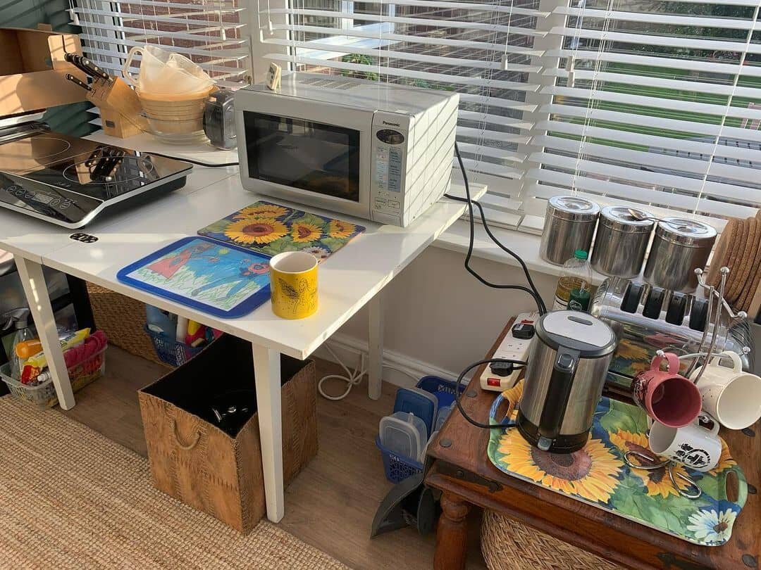 How to create a makeshift renovation kitchen | Fifi McGee