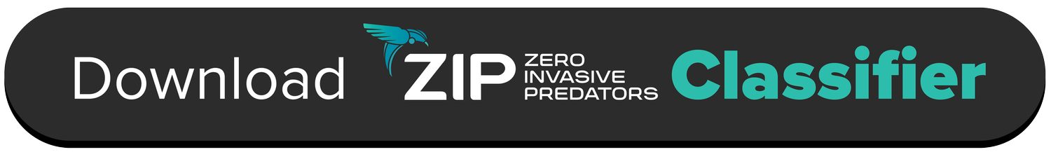 ZIP Classifier — Zero Invasive Predators (ZIP)