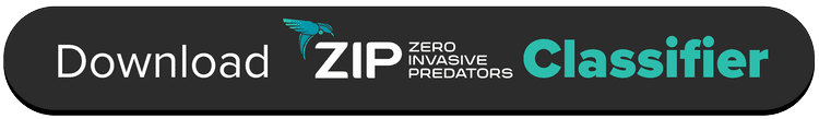 ZIP Classifier — Zero Invasive Predators (ZIP)