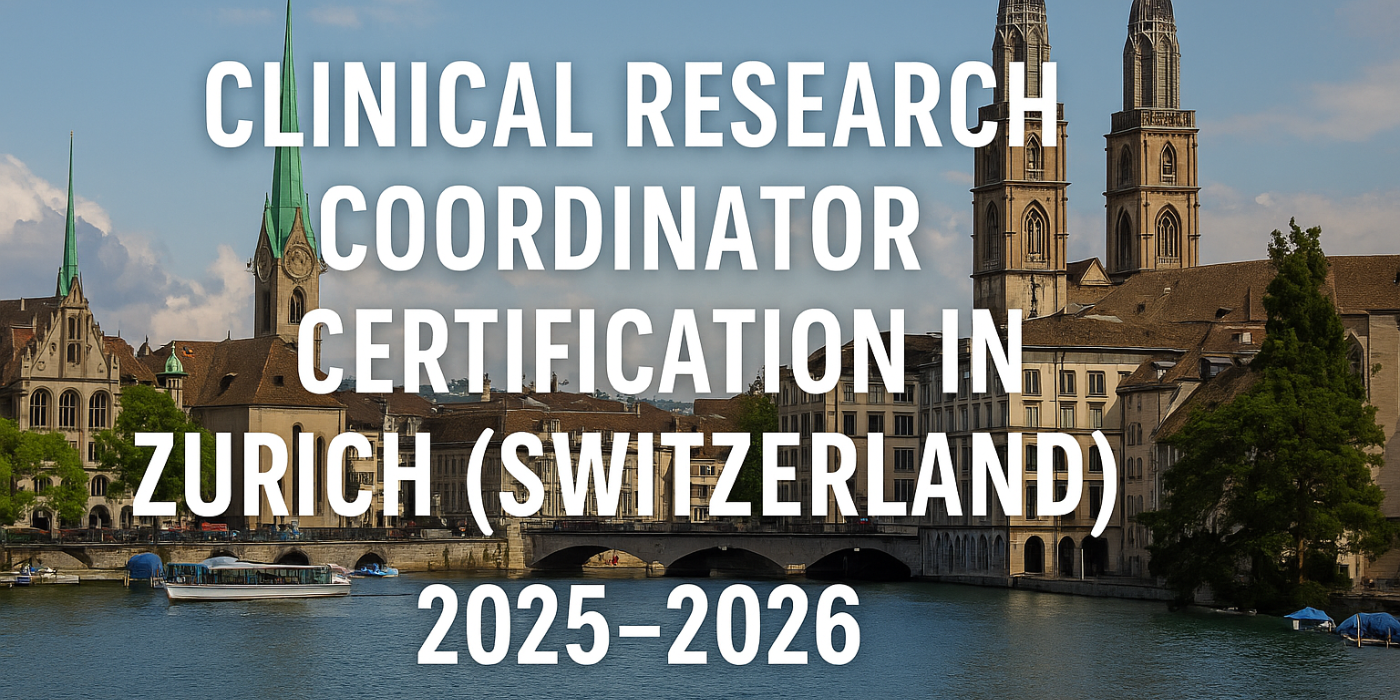 CRC Certification in Zurich Switzerland 2025-2026