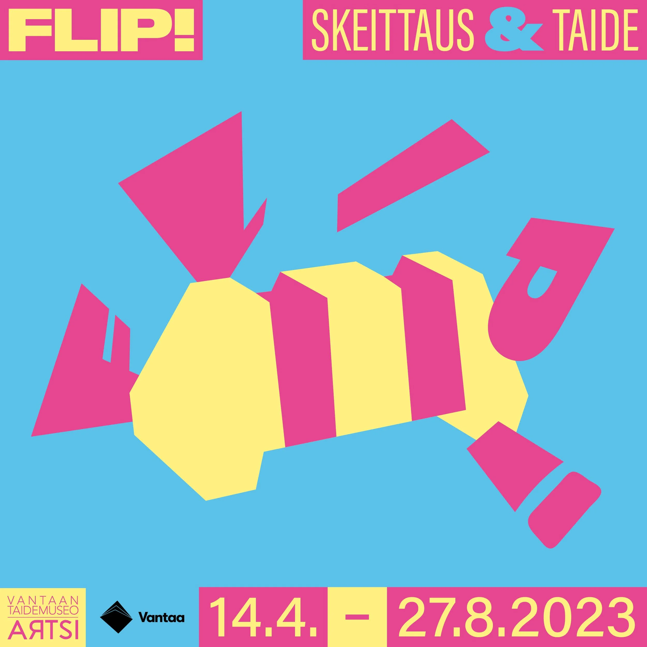 FLIP! Skeittaus & taide — Vantaan taidemuseo Artsi