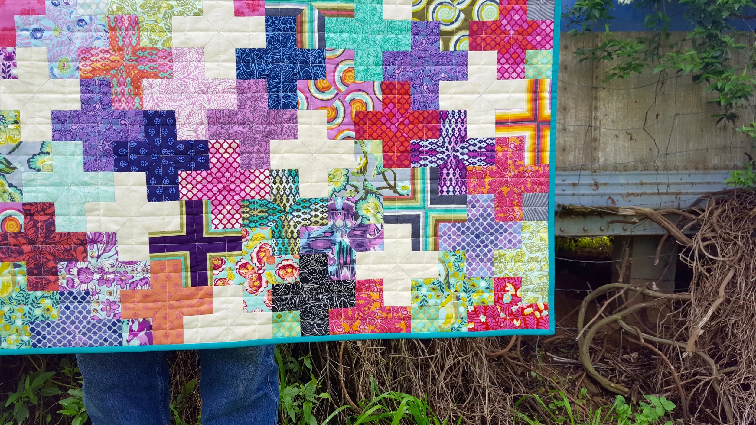 Crossed Paths Quilt — Tales of Cloth | English Paper Pieces