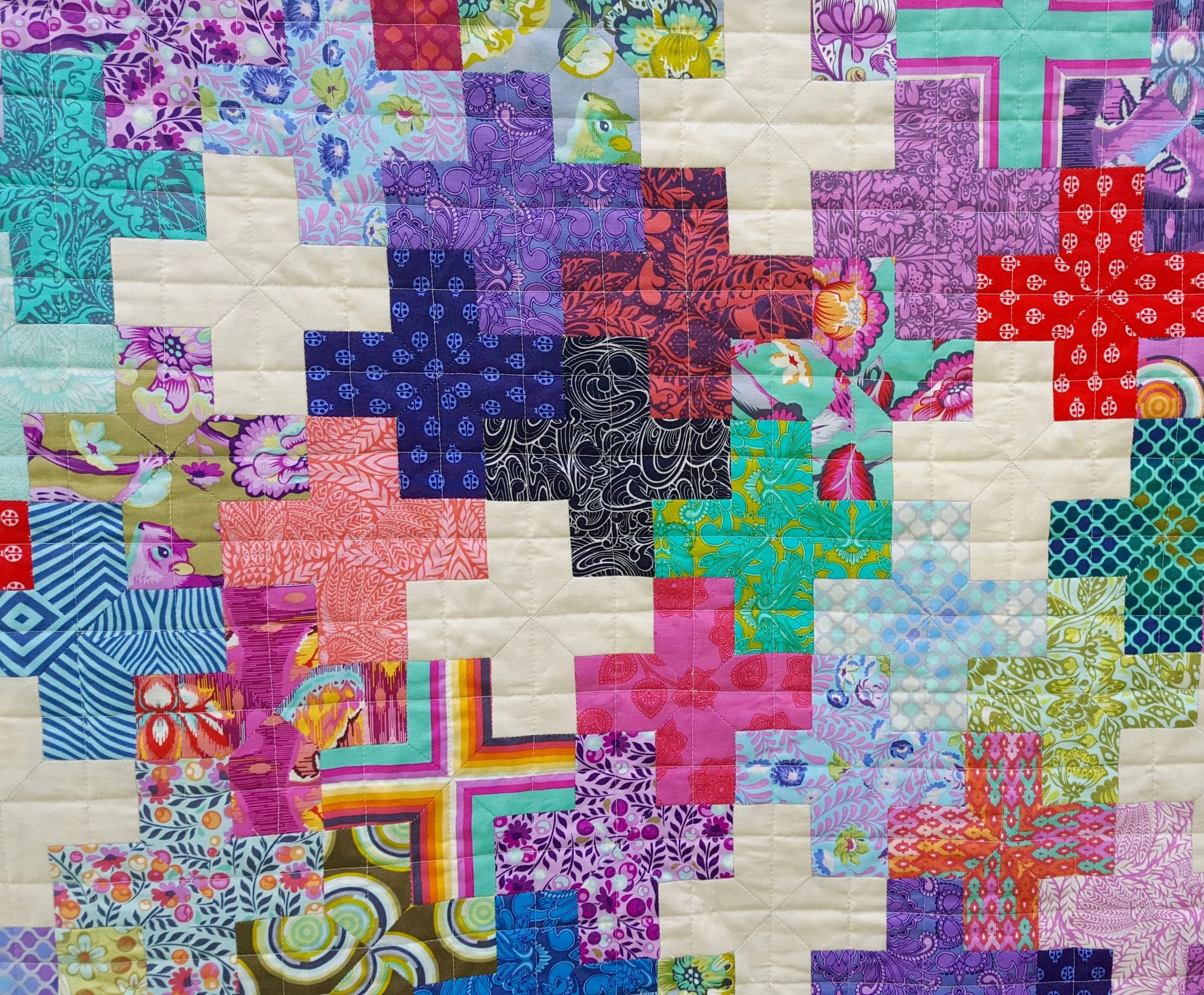 Crossed Paths Quilt — Tales of Cloth | English Paper Pieces