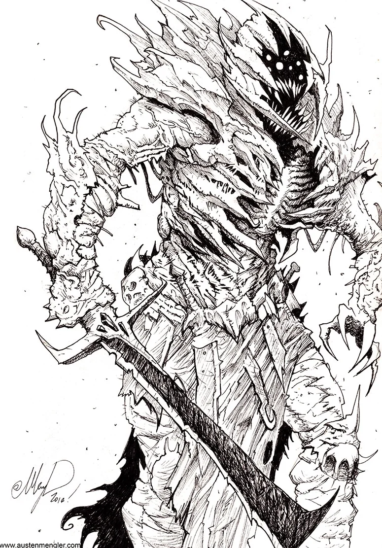 Scary Sketches — The Art of Austen Mengler