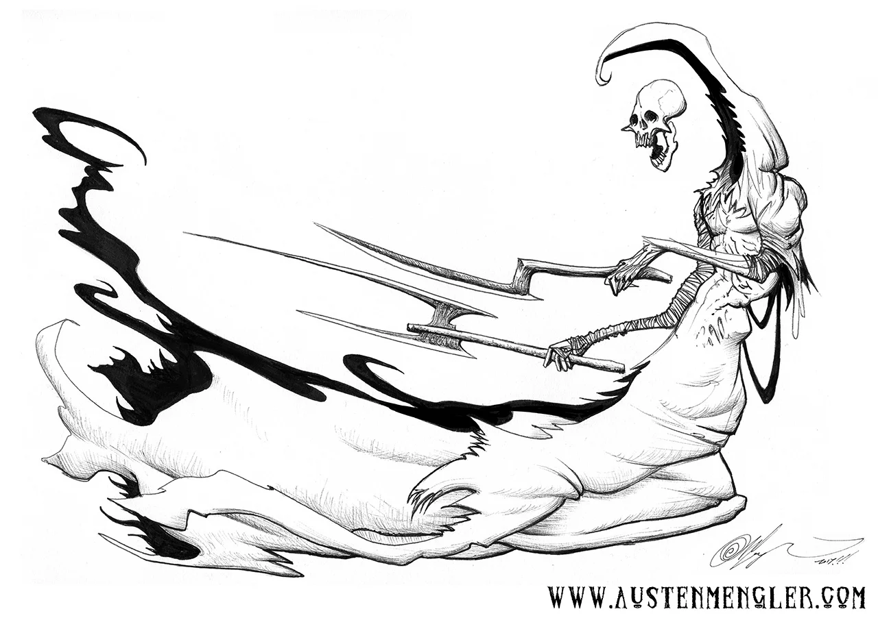 Scary Sketches — The Art of Austen Mengler