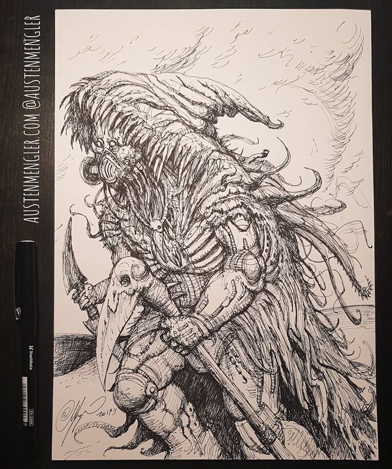 Inktober 2019 Series - Gallery — The Art of Austen Mengler