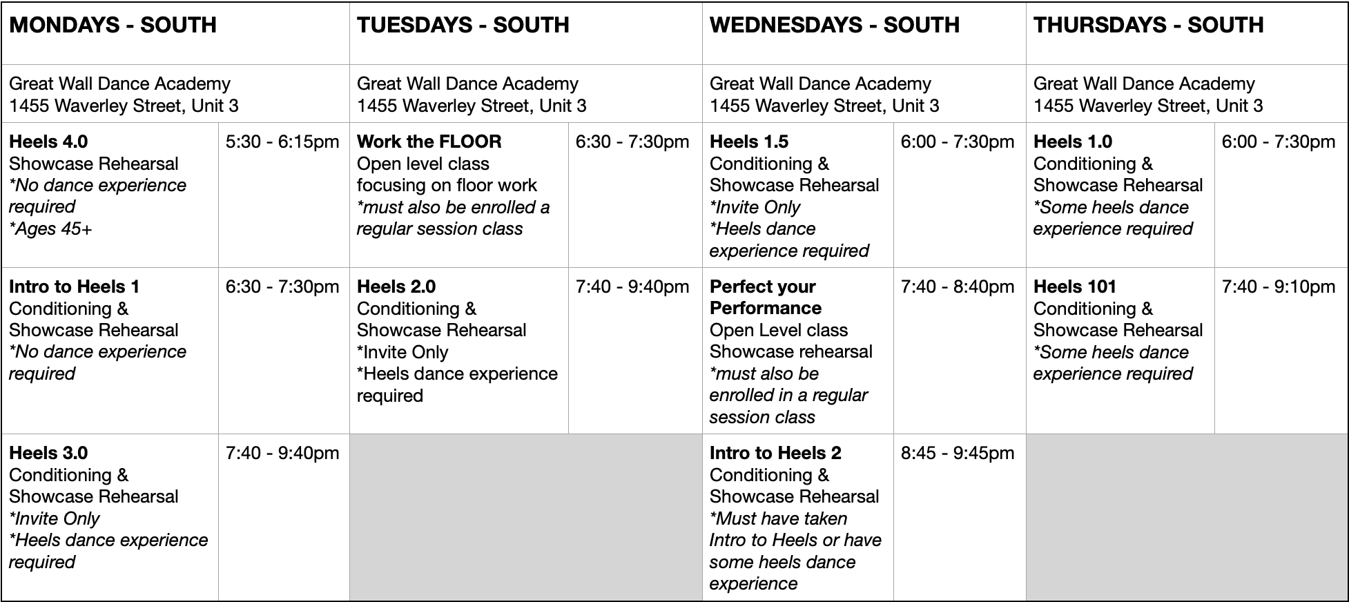 Stiletto Studio - Fitness, Training, and Performance. Stiletto Studio ...