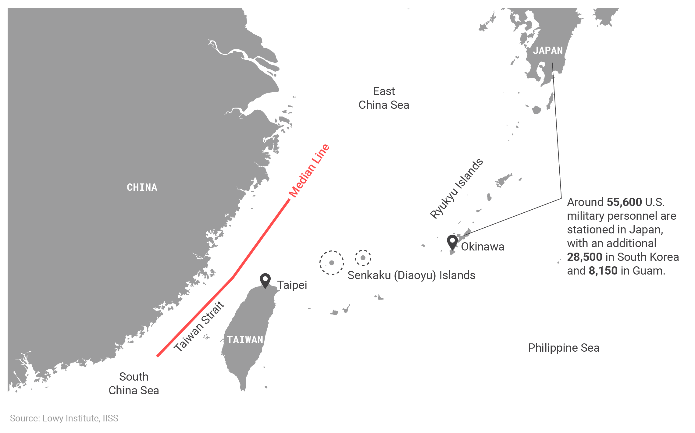 Taiwan Strait Map Location