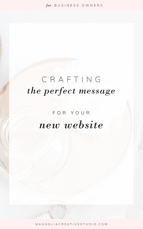 Crafting the perfect message for your new website — Branding and Web ...