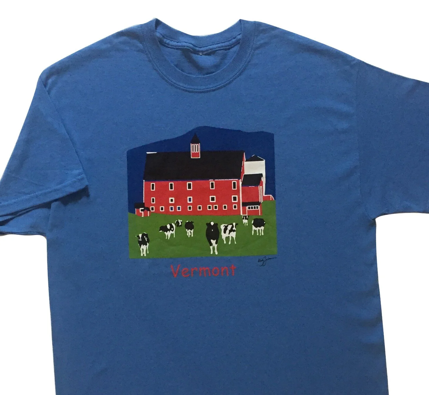 Vermont Artwork Watercolor Cows