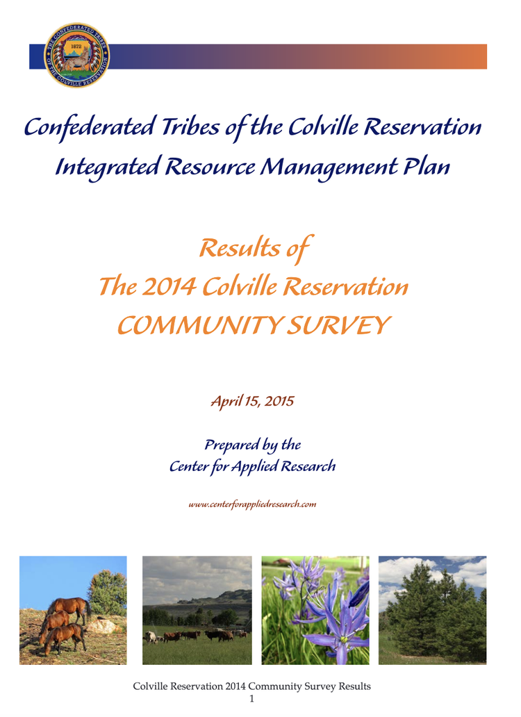Integrated Resource Management Plan (IRMP) — Colville Tribes