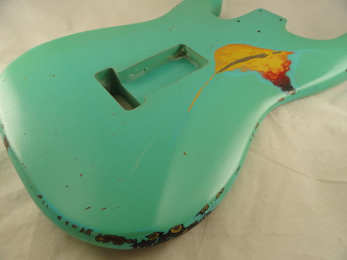 Color Over Sunburst — MJT Aged Guitars