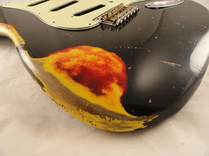 Color Over Sunburst — MJT Aged Guitars