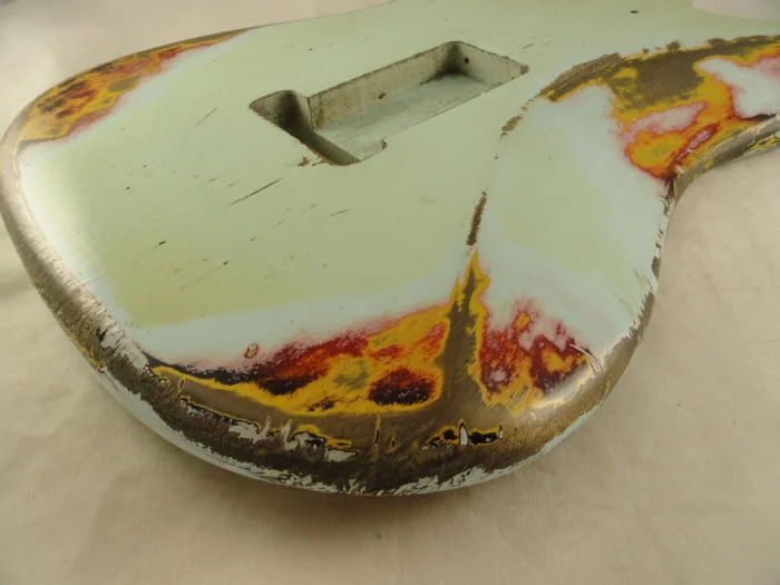 Color Over Sunburst — MJT Aged Guitars