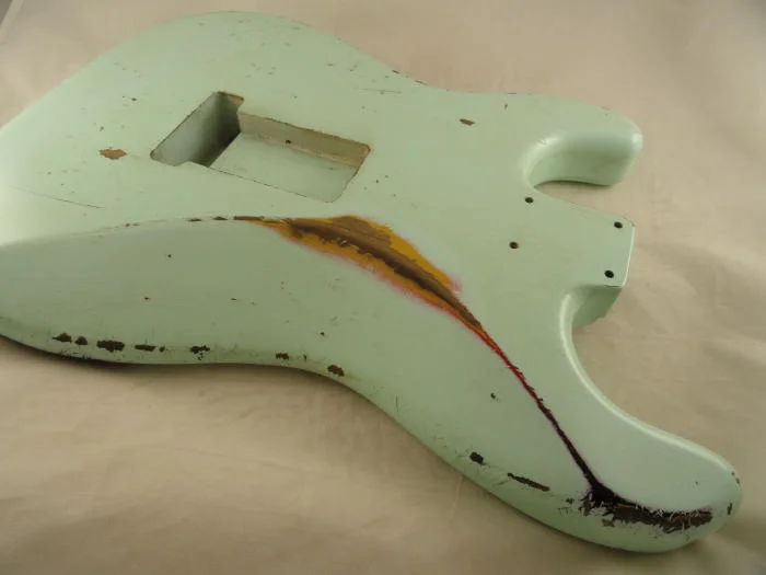 Color Over Sunburst — MJT Aged Guitars