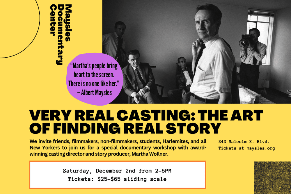 Very Real Casting: The Art of Finding Real Story with Martha Wollner ...