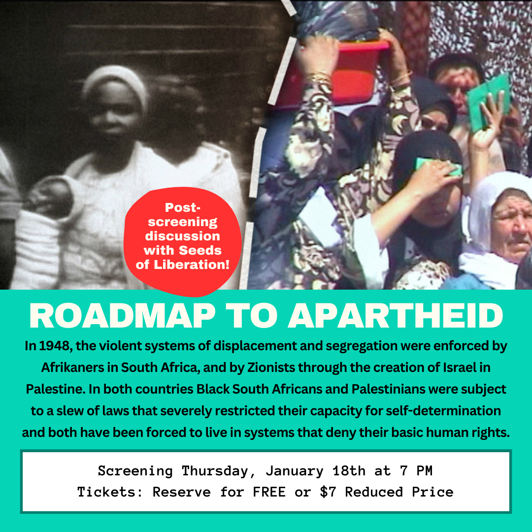 ROADMAP TO APARTHEID — maysles documentary center