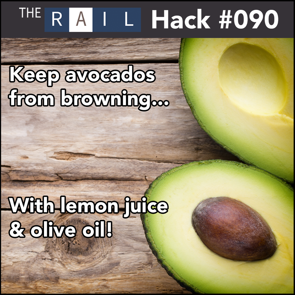 HACK #090: Prevent Avocados From Browning — The Rail