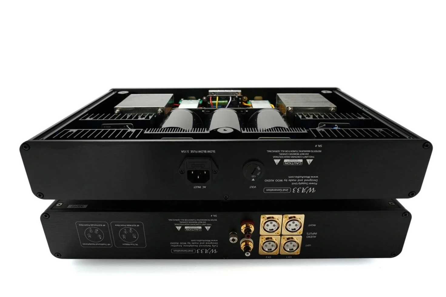 WA33 (2nd gen) Fully-balanced Headphone Amplifier — Woo Audio