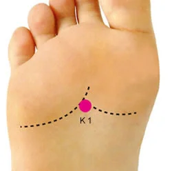 A Self-Help Acupuncture Point to Relieve Stress & Anxiety with Kidney 1 ...