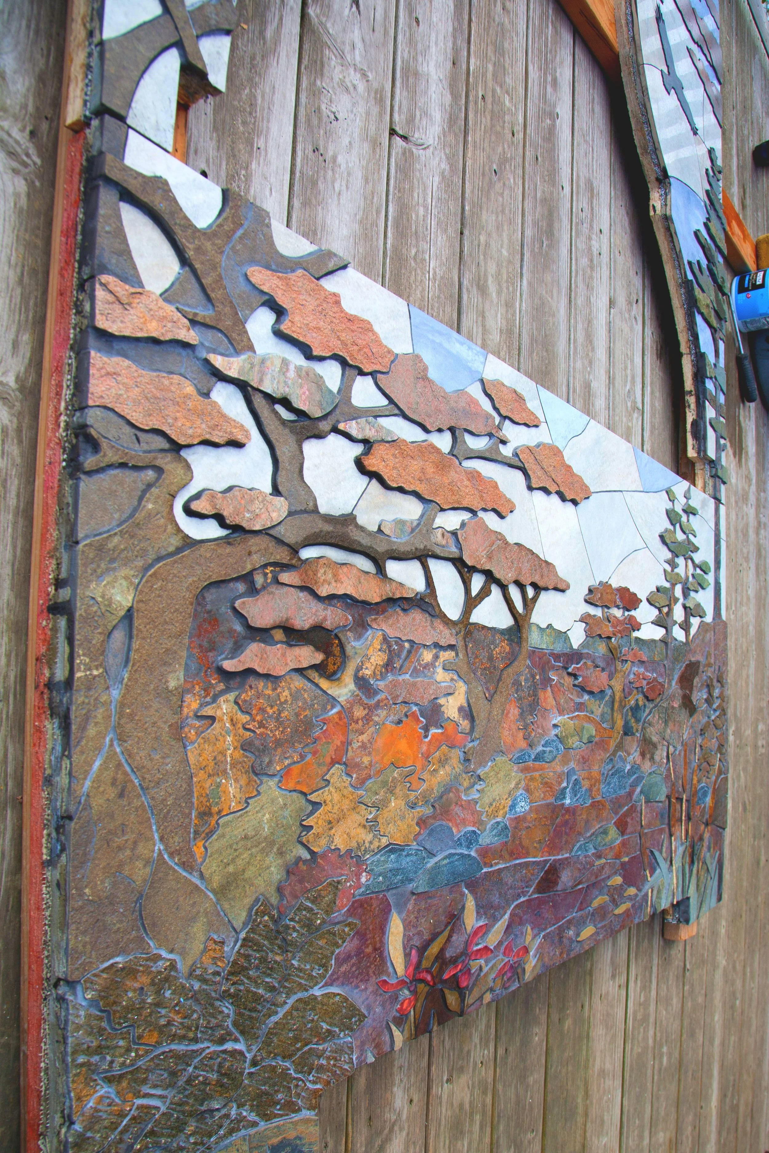 A stone mural in the making — Beaumont Stoneworks