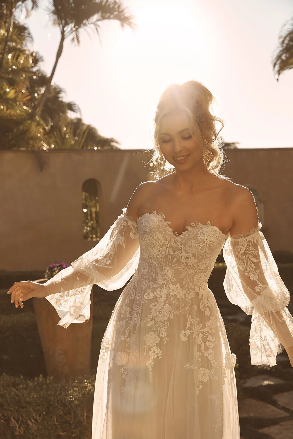 Adding sleeves to strapless wedding dress 60 photos - Vianawedding.com