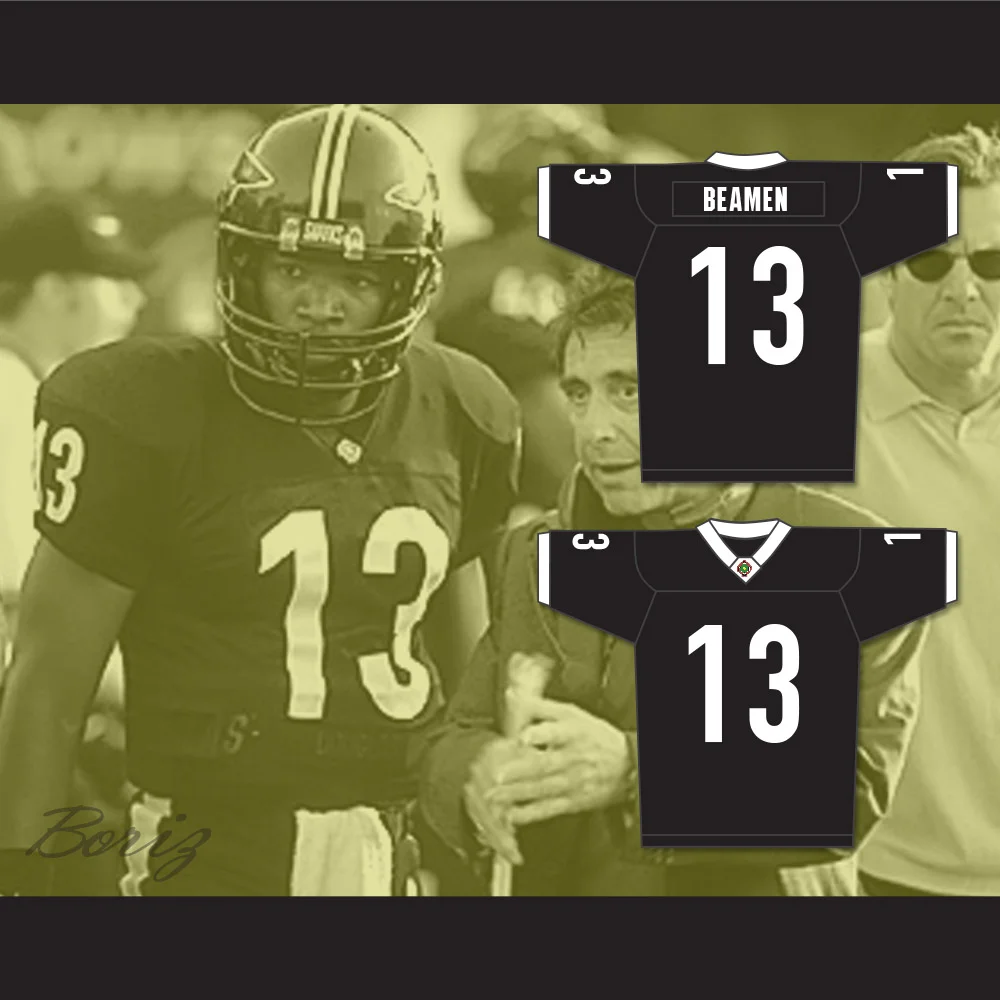 Willie Beamen 13 Miami Sharks Football Jersey White Trim Any Given ...