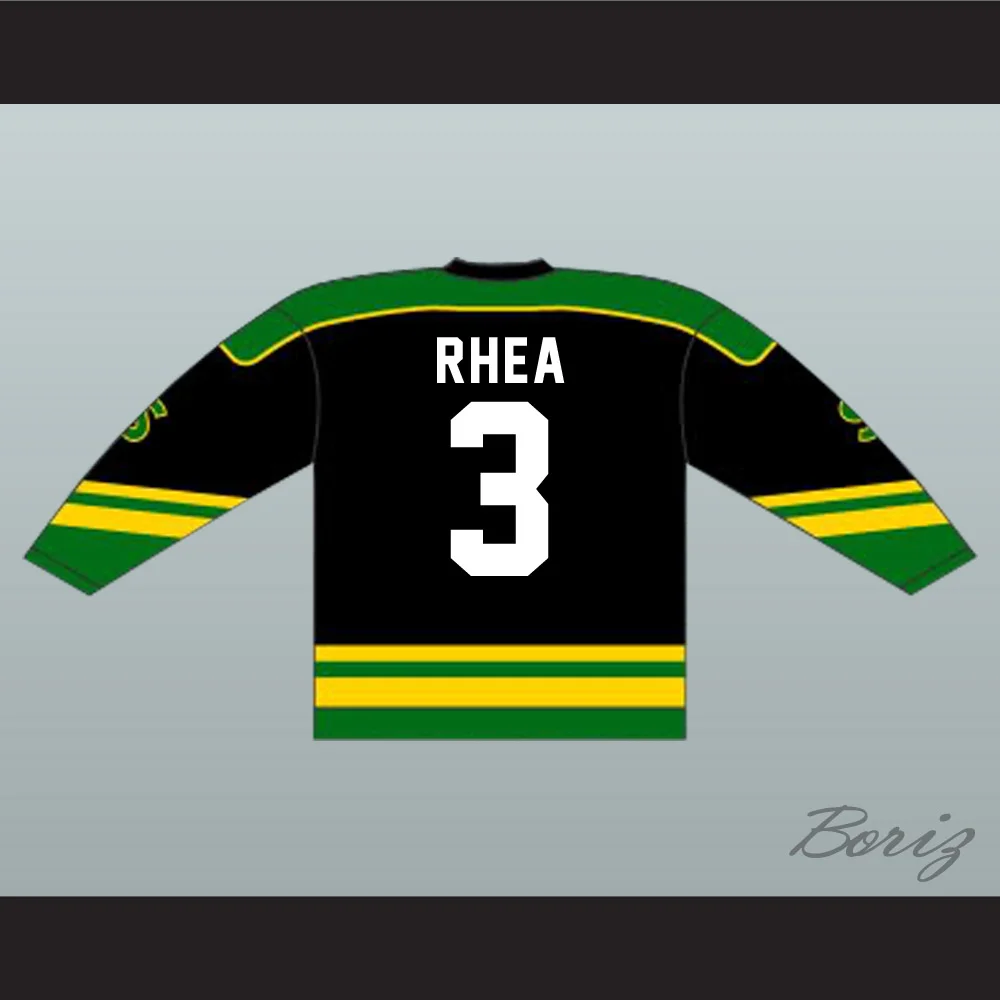 ROSS THE BOSS RHEA ST JOHN'S SHAMROCKS HOCKEY JERSEY GOON BLACK — BORIZ