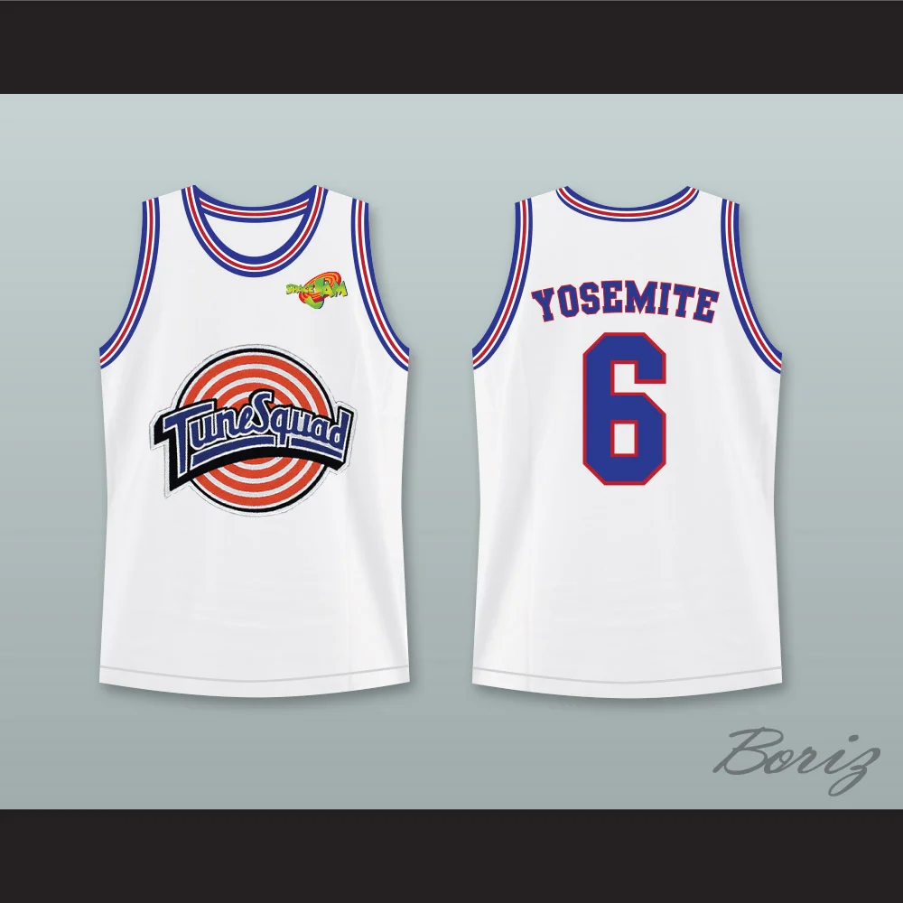 Yosemite Sam 6 Tune Squad Basketball Jersey with Space Jam Patch — BORIZ