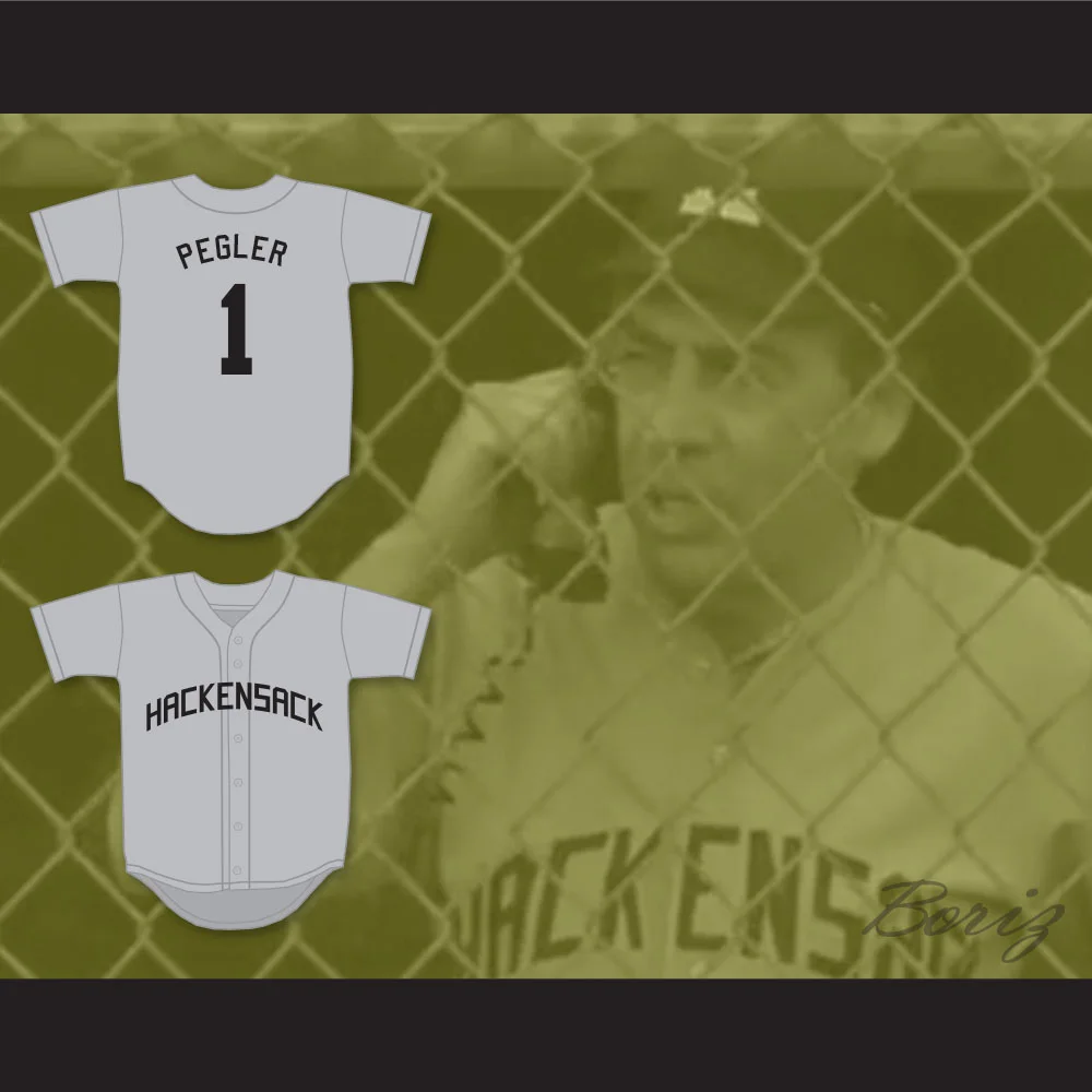 Coach Charley Pegler 1 Hackensack Bulls Gray Baseball Jersey Brewster's ...