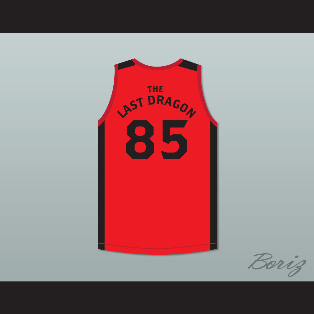 Bruce Leroy Green 85 The Last Dragon Red Mortal Kombat Jersey — BORIZ