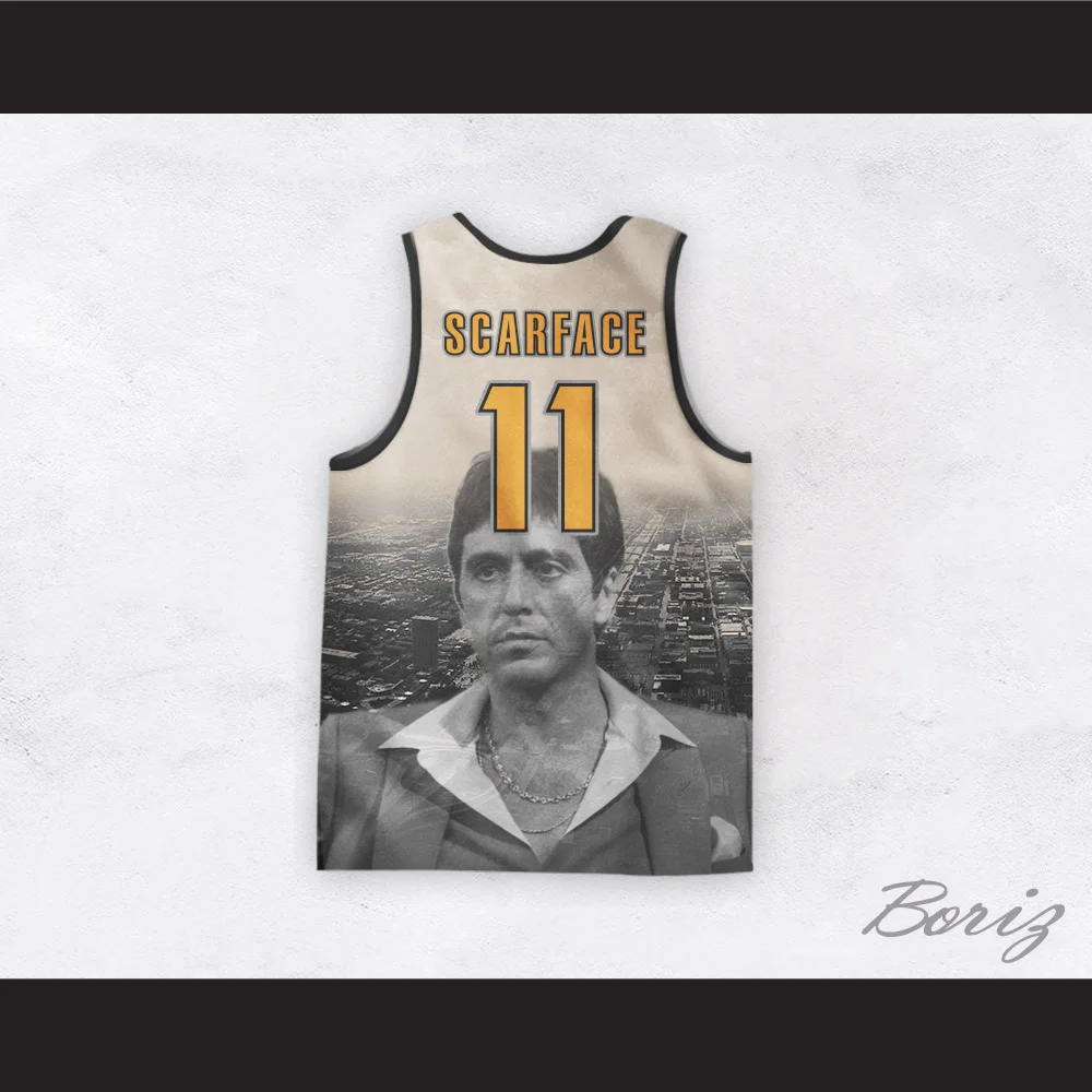 Montana Management Scarface 11 Basketball Jersey Design 10 — BORIZ