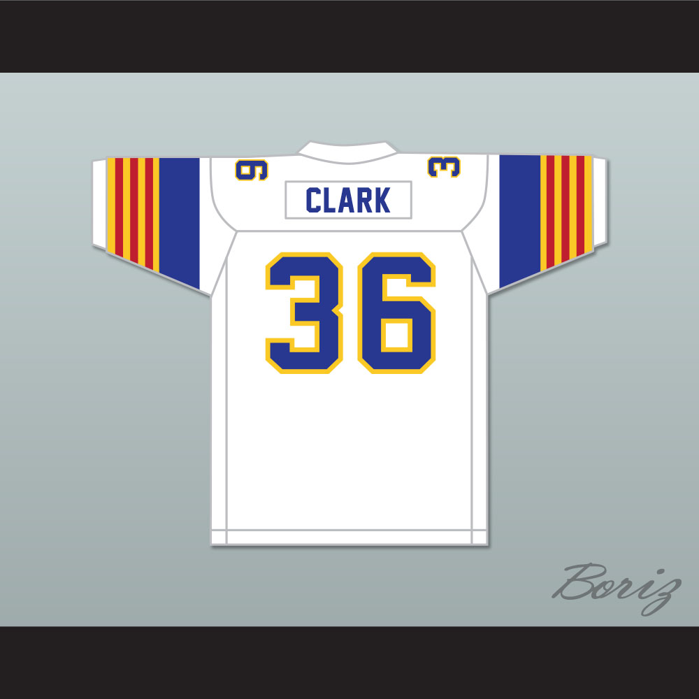 1983 USFL Darryl Clark 36 Arizona Wranglers Home Football Jersey — BORIZ
