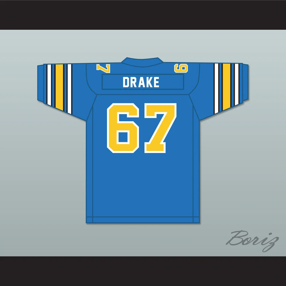1983 USFL Don Drake 67 Oakland Invaders Road Football Jersey — BORIZ