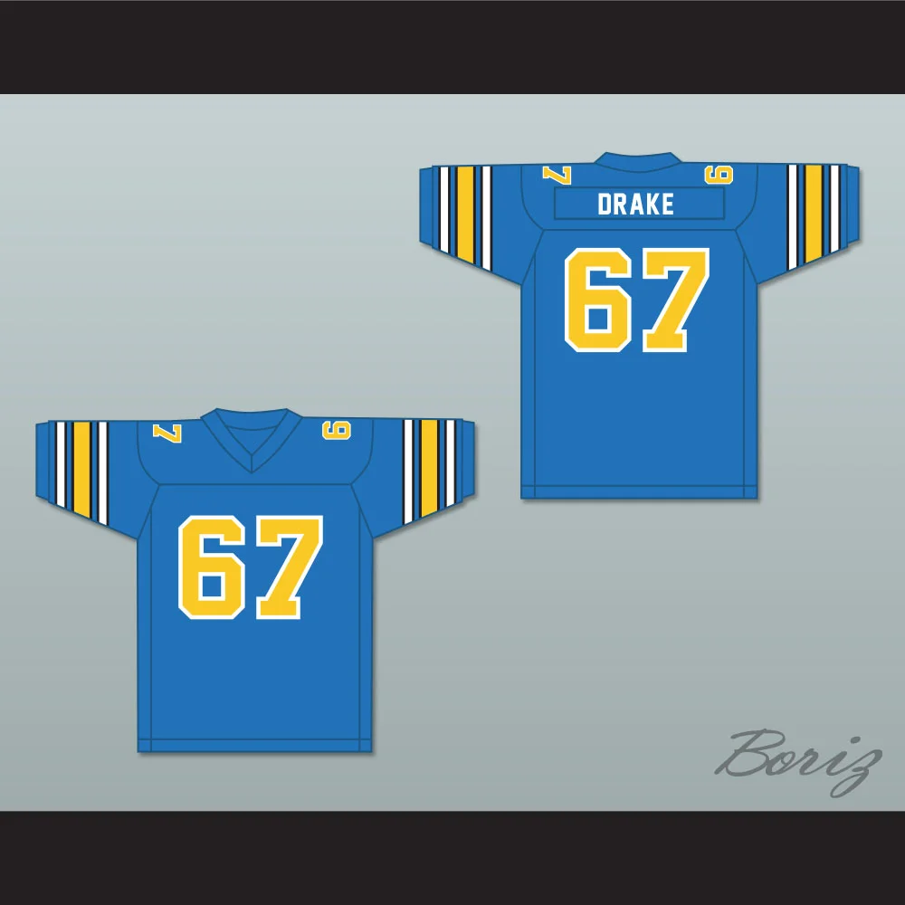 1983 USFL Don Drake 67 Oakland Invaders Road Football Jersey — BORIZ