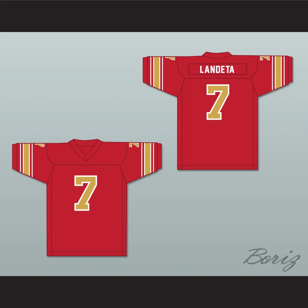 1985 USFL Sean Landeta 7 Baltimore Stars Road Football Jersey — BORIZ