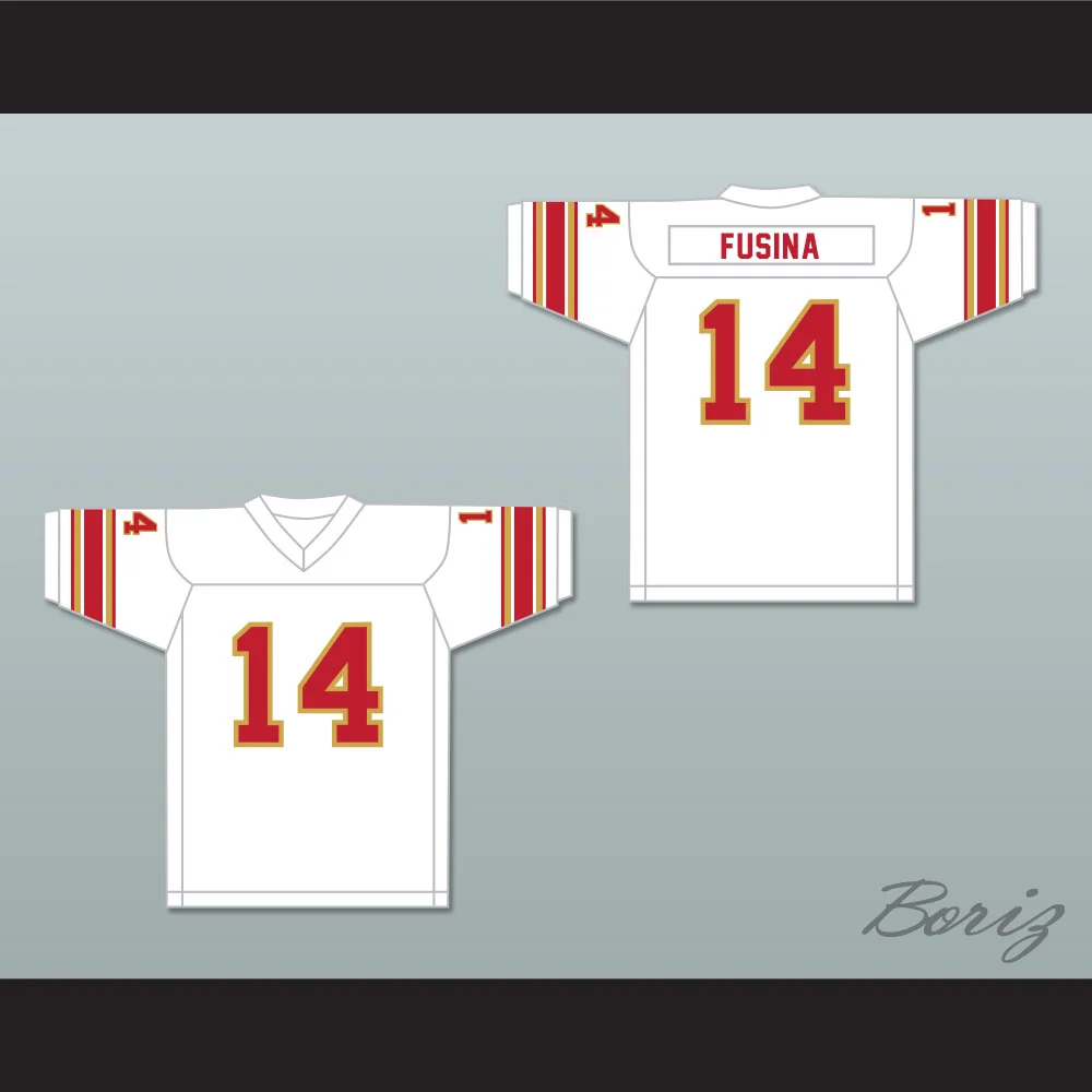 1984 USFL Chuck Fusina 14 Philadelphia Stars Home Football Jersey — BORIZ